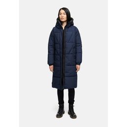 Winterjacke Marikoo "Marikoo Yaskaa Damen Herbst Winter Parka Jacke N112", Damen, Gr. XL, blau (navy), Obermaterial: 100% Polyester PES., Jacken Winterjacke