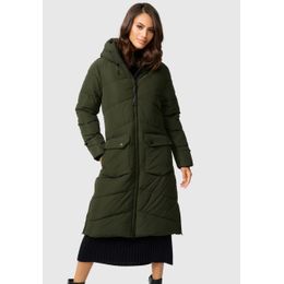 Winterjacke Marikoo "Marikoo Tomomii Damen Winter Steppjacke B984", Damen, Gr. XS, gr&uuml;n (schwarz olive), Obermaterial: 100% Polyester PES., Jacken Winterjacke