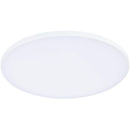 Paulmann LED Einbauleuchte "Veluna VariFit Edge IP44 rund Tunable White, Wei&szlig; dimmbar", wei&szlig;, 1, &Oslash; 20cm H: 0,9cm, 1 Stk., Leuchten, LED Einbaupanel ZigBee, App steuerbar, LED Einbauleuchte