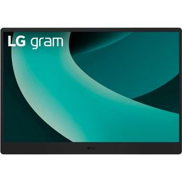 LG Portabler Monitor "17MT70", Energieeffizienz: D, silber, B:37,97cm H:26,49cm T:0,89cm, Monitore, Portabler Monitor