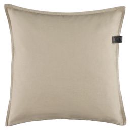 Sch&ouml;ner Wohnen Kollektion Dekokissen "Play", beige (beige, unifarben), B:38cm L:38cm, Baumwolle, Leinen, SCH&Ouml;NER WOHNEN-KOLLEKTION, Dekokissen_Sitzkissen_Kissenh&uuml;llen, Dekokissen, aus edlen Naturmaterialien