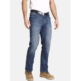5-Pocket-Jeans Jan Vanderstorm "Tiefbundjeans JOEL", Herren, Gr. 35, N-Gr, blau, Obermaterial: 98% Baumwolle CO. 2% Elasthan EL., Hosen 5-Pocket-Jeans