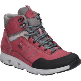 Sneaker Josef Seibel "Noih 57, berry-multi", Damen, Gr. 39, rot (berry, multi), Obermaterial: 80% Rindsleder Leather cow. 20% Textilmaterial TEXMAT., Schuhe Sneaker
