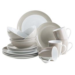 M&auml;ser Kombiservice M&Auml;SER "Kitchen Time II", beige, 16, Geschirr-Sets, Kombiservice