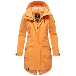 Outdoorjacke Navahoo "&Uuml;bergangsjacke Pfefferschote", Damen, Gr. S, orange (apricot sorbet), Obermaterial: 55% Nylon NY. 45% Baumwolle CO. Obermaterial: Futter: 100% Polyester PES. 100% Polyester PES., Jacken Outdoorjacke