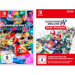 NINTENDO SWITCH Spielesoftware "Mario Kart 8 Deluxe", bunt (ohne farbbezeichnung), Nintendo Switch, Spielesoftware, inkl. Booster-Streckenpass, Spielesoftware