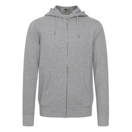 !Solid Kapuzensweatjacke SOLID "Kapuzensweatjacke SDSweat", Herren, Gr. XL, grau (lig grau m), Obermaterial: 75% Baumwolle CO. 25% Polyester PES., Sweatjacken Kapuzensweatjacke