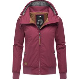 Winterjacke Ragwear "Winterjacke Jotty Winter", Damen, Gr. S, rot (wine25), Obermaterial: 100% Polyester PES. Obermaterial: Futter: 100% Polyester PES. 100% Polyester PES., Jacken Winterjacke