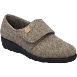 Hausschuh Josef Seibel "Nice 09, braun", Damen, Gr. 39, braun, Obermaterial: 100% Textilmaterial TEXMAT., Schuhe Hausschuh