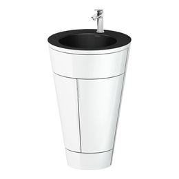 Duravit Waschtischunterschrank c-bonded Set Starck 1 56x86,4x60,5cm, steh., Gr. chr, we. hgl (S19514O10850000)