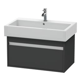 Duravit Waschtischunterschrank Ketho 75x44cm, graph ma, 1 Auszug, wandh&auml;ngend (KT668704949)