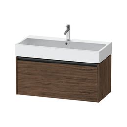 Duravit Waschtischunterschrank Ketho.2 98,4x46cm, Nussb dkl., 1 Ausz., wandh&auml;ngend (K25078021210000)