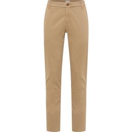 5-Pocket-Hose Mustang "Herren Style Daytona Chino", Herren, Gr. 29, L&auml;nge 32, braun (3142 hellbraun), Twill, 97% Baumwolle, 3% Elasthan, unifarben, slim fit, Hosen 5-Pocket-Hose