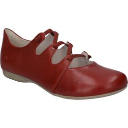 Slipper Josef Seibel "Fiona 04, rubin", Damen, Gr. 44, rot (rubin), Obermaterial: 100% Rindsleder Leather cow., Schuhe Slipper