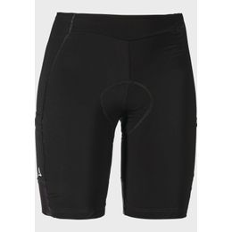 Sch&ouml;ffel Outdoorhose SCH&Ouml;FFEL "Skin Pants Solo Short 4h L", Damen, Gr. 42, Normalgr&ouml;&szlig;en, schwarz (9990, schwarz), Oberstoff : 71% Nylon 29% Elasthan Oberstoff Einsatz: 75% Nylon 25% Elasthan, Hosen Outdoorhose