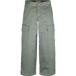 Cargohose Calvin Klein Jeans "CLEAN UTILITY CARGO PANTS", M&auml;dchen, Gr. 6 (116), N-Gr, gr&uuml;n (meteor gr&uuml;n), Web, Obermaterial: 98% Baumwolle, 2% Elasthan, unifarben, regular fit normal, Hosen Cargohose, f&uuml;r Kinder bis 16 Jahre