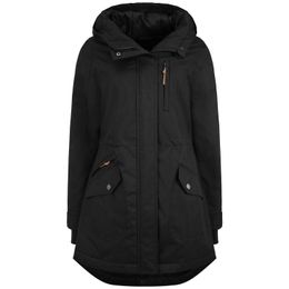 Parka oxmo "Parka OXBella", Damen, Gr. S, schwarz, Obermaterial: 100% Polyester PES., M&auml;ntel Parka