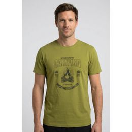 T-Shirt Icepeak "MOCBACH", Damen, Gr. S, olive, Obermaterial: 100% Baumwolle, Shirts T-Shirt