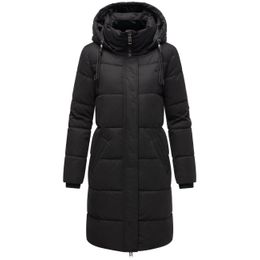 Wintermantel Navahoo "Wintermantel Wintertanz 14", Damen, Gr. XXL, schwarz, Obermaterial: 45% Polyester PES. 45% Baumwolle CO. 10% Nylon NY. Obermaterial: Futter: 100% Polyester PES. 100% Polyester PES., M&auml;ntel Wintermantel