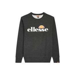 Sweatshirt Ellesse "Sweatshirt SL Succiso", Herren, Gr. S, grau (dunkelgrau), Obermaterial: 80% Baumwolle CO. 20% Polyester PES., Sweatshirts Sweatshirt