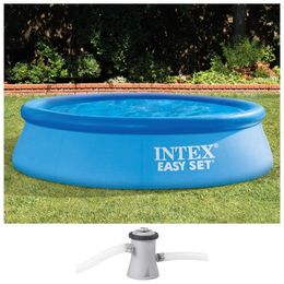 Quick-Up Pool Intex "Easy Set", blau, H:76cm &Oslash;:305cm, Schwimmbecken, Quick-Up Pool, &Oslash;xH: 305x76 cm