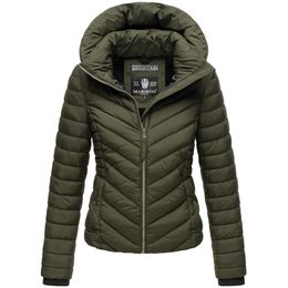 Steppjacke Marikoo "Marikoo Kagomee Damen Steppjacke B957", Damen, Gr. XS, gr&uuml;n (schwarz olive), Obermaterial: 100% Polyester PES., Jacken Steppjacke