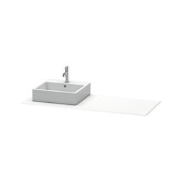 Duravit Konsole XSquare 140x55x1,6cm, m 1 AS, AS li, we matt (XS060GL8484)
