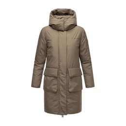 Winterjacke Marikoo "Marikoo Nanami Damen Winterjacke N023", Damen, Gr. XL, blau (powder blau), Obermaterial: 100% Polyester PES., Jacken Winterjacke