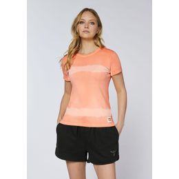 T-Shirt Chiemsee, Damen, Gr. XL (42), melon, 95% Baumwolle, 5% Elasthan, Rundhals, Shirts T-Shirt