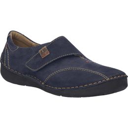 Slipper Josef Seibel "Fergey 68, ocean", Damen, Gr. 43, blau (ocean), Obermaterial: 100% Rindsleder Leather cow., Schuhe Slipper