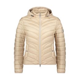 Outdoorjacke Betty Barclay "Outdoorjacke mit abnehmbarer Kapuze", Damen, Gr. 42, beige, Obermaterial: 100% Polyamid PA., Jacken Outdoorjacke