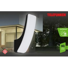 LED Au&szlig;en-Wandleuchte Telefunken "GENT", schwarz-wei&szlig; (wei&szlig;, neutral), Leuchten, LED Au&szlig;en-Wandleuchte