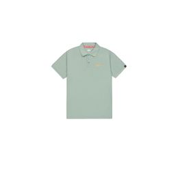 Poloshirt Alpha Industries "Basic Polo SL", Herren, Gr. XL, frost gr&uuml;n, Obermaterial: 100% Baumwolle, Shirts Poloshirt