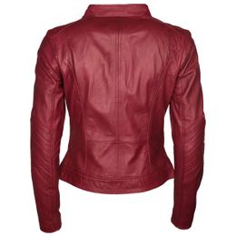 Lederjacke Maze "Lederjacke Marcie", Damen, Gr. XL, rot, Obermaterial: 100% Lammleder LEL. Futter: 100% Polyester PES., Jacken Lederjacke