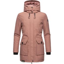 Winterjacke Navahoo "Winterjacke Blizzardstorm", Damen, Gr. S, rot (terracotta), Obermaterial: 70% Baumwolle CO. 30% Nylon NY. Obermaterial: Futter: 100% Polyester PES. 100% Polyester PES., Jacken Winterjacke