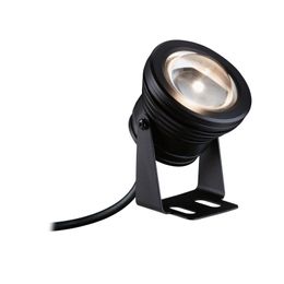 LED Gartenstrahler Paulmann "Plug & Shine Spot Teichleuchte Einzelspot IP68 3000K 5W Schwarz", schwarz, H:11cm &Oslash;:7,2cm, Leuchten, LED Gartenstrahler