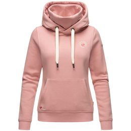 Kapuzenpullover Marikoo "Marikoo Chihiroo Damen Hoodie B913", Damen, Gr. XS, rosa (pastellrose), Obermaterial: 80% Baumwolle CO. 20% Polyester PES., Pullover Kapuzenpullover