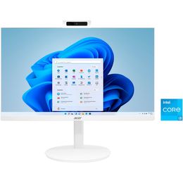 Acer All-in-One PC "Aspire C24-1", wei&szlig;, Microsoft Windows 11 Home (64 Bit), 8 GB RAM 256 GB SSD, Desktop-PCs, All-in-One PC