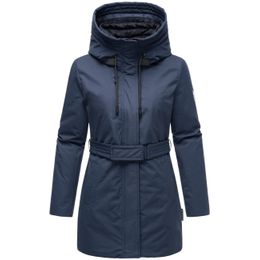 Winterjacke Navahoo "Parka Eishauch 14", Damen, Gr. S, blau (navy), Obermaterial: 55% Nylon NY. 45% Baumwolle CO. Obermaterial: Futter: 100% Polyester PES. 100% Polyester PES., Jacken Winterjacke