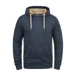 !Solid Hoodie SOLID "Hoodie SDTrip", Herren, Gr. XXL, blau (ins blu m), Web, Obermaterial: 50% Baumwolle CO. 50% Polyester PES., Sweatshirts Hoodie
