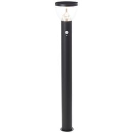 LED Au&szlig;en-Stehlampe Brilliant "Tulip", schwarz, H:92cm &Oslash;:16cm, Leuchten, LED Au&szlig;en-Stehlampe, LED Au&szlig;enstehleuchte, Solar, 92 cm, 430 lm, 3000 K, Edelstahl, schwarz