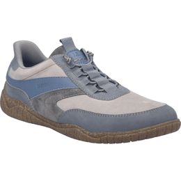 Sneaker Josef Seibel "Wallace 06, jeans-multi", Herren, Gr. 46, blau (jeans, multi), Obermaterial: 100% Rindsleder Leather cow., Schuhe Sneaker