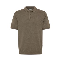 Longsleeve Casual Friday "Strickpullover CFBells", Herren, Gr. L, braun (major braun melange), Obermaterial: 50% Baumwolle CO. 50% Lyocell CLY., Shirts Longsleeve