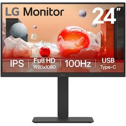 LG LED-Monitor "24BA750-B", Energieeffizienz: D, schwarz, B:48,5cm H:17,5cm T:61,5cm, Monitore, LED-Monitor