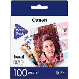 Canon Fotopapier "Zoemini Zink Papier ZP-2030 - 100 Blatt", wei&szlig;, B:5cm H:7,6cm, Papiere, Fotopapier