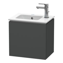 Duravit Waschtischunterschrank L-Cube 42x29,4x40cm, wandh&auml;ngend, T&uuml;r re, graph matt (LC6272R4949)