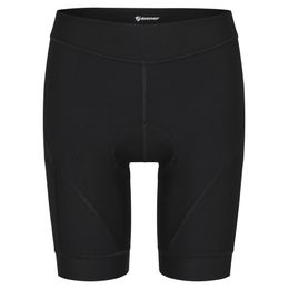 Radhose Ziener "NASARA-Z", Damen, Gr. 46, EURO-Gr&ouml;&szlig;en, schwarz, Obermaterial: 74% Polyamid, 26% Elasthan, Hosen Radhose