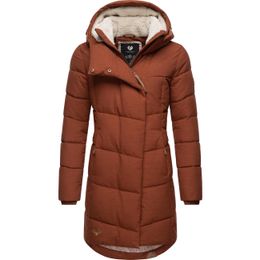 Wintermantel Ragwear "Wintermantel Pavla", Damen, Gr. M, braun (cinnamon22), Obermaterial: 100% Polyester PES. Obermaterial: Futter: 100% Polyester PES. 100% Polyester PES., M&auml;ntel Wintermantel