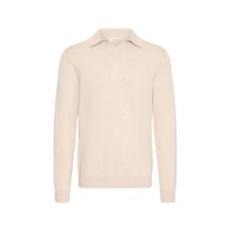 Longsleeve Casual Friday "Strickpullover CFBells", Herren, Gr. S, beige (summer sand melange), Obermaterial: 50% Baumwolle CO. 50% Lyocell CLY., Shirts Longsleeve