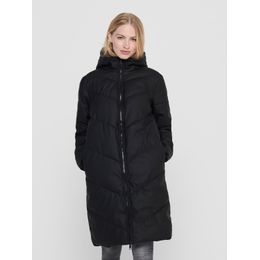 Jacqueline de Yong Steppmantel JDY "JDYULRIKKA WATER REP PUFFA OTW NOOS", Damen, Gr. XL, schwarz, Web, Obermaterial: 100% Polyester, unifarben, ca. Mitte Oberschenkel, M&auml;ntel Steppmantel